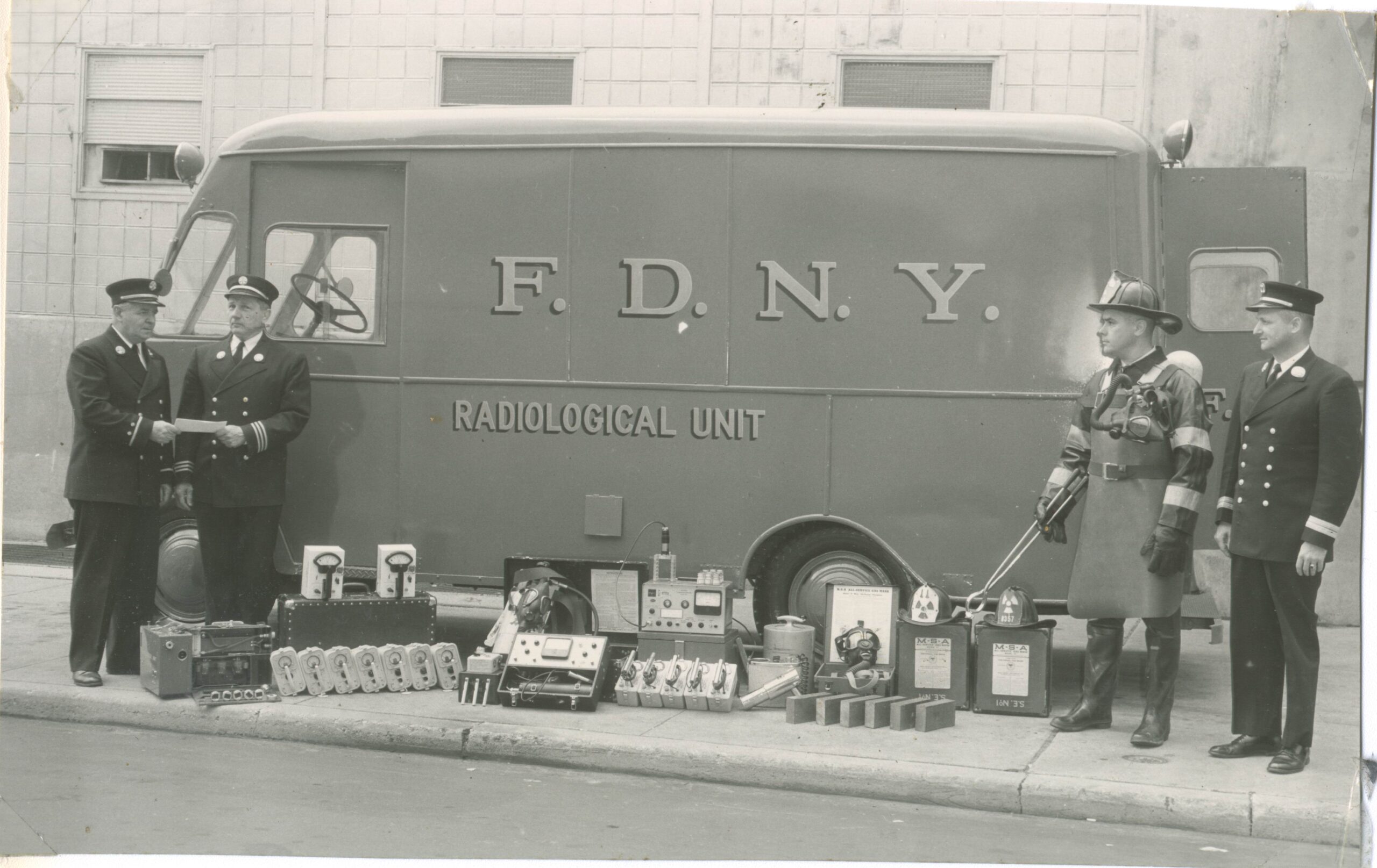 The Vehicles of Haz Mat 1 - FDNY Radiological Unit - FDNY T-Shirt